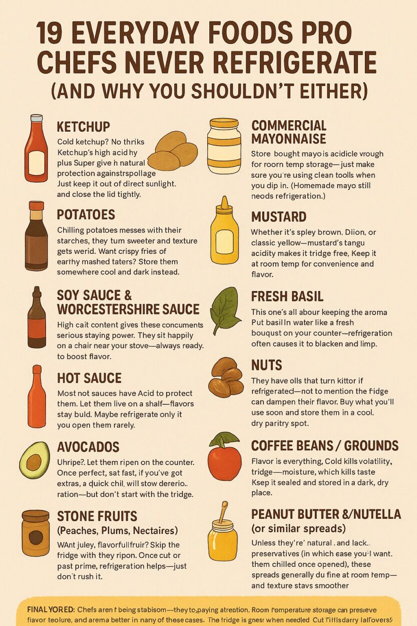 19 Everyday Foods Pro Chefs Never Refrigerate (And Why You Shouldn’t ...